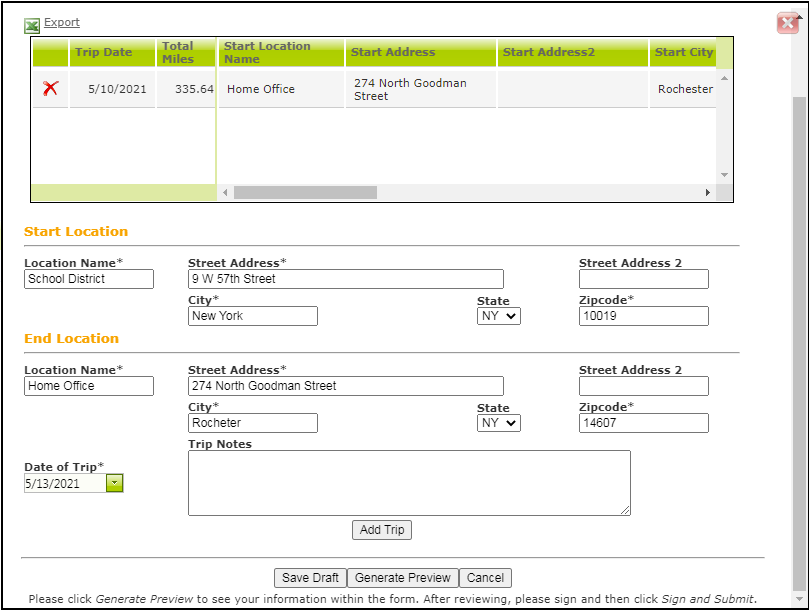 How to Submit a Mileage Claim Form – SchoolFront