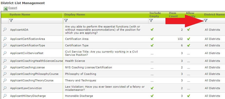 Configuring District List Management – SchoolFront