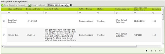 Data Grid Navigation - Main Window & Details – SchoolFront