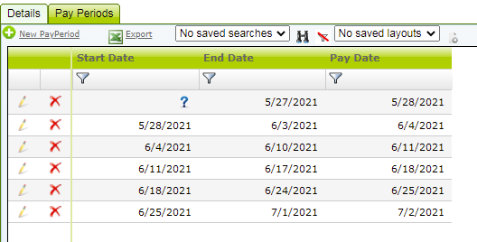 Pay Periods – SchoolFront