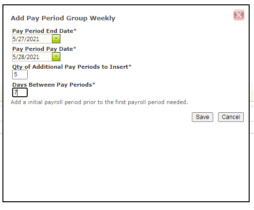 Pay Periods – SchoolFront