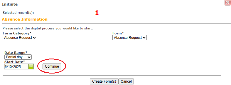 Attendance Grid Initiated Absences – SchoolFront
