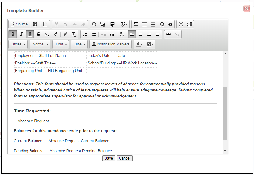 Process Form Setup: Absence Requests & Absence Change Requests ...