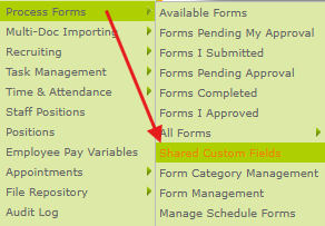 Shared Custom Fields – SchoolFront